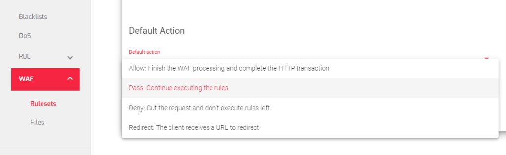 IPDS | WAF | Rulesets | Update - SKUDONET