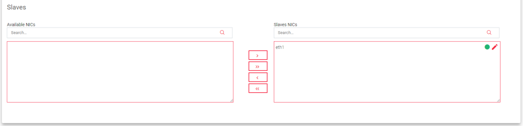 Network | Bonding | Update - SKUDONET