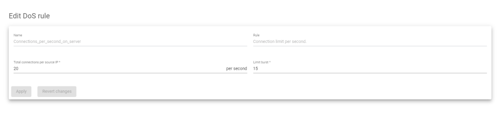 IPDS | DoS | Update - SKUDONET