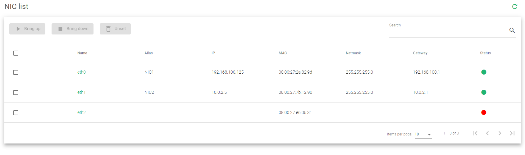 Network | NIC - SKUDONET