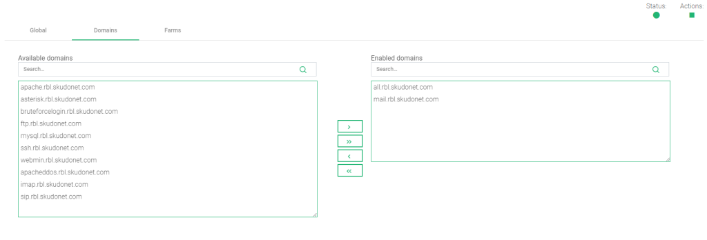IPDS | RBL | Rules Create - SKUDONET